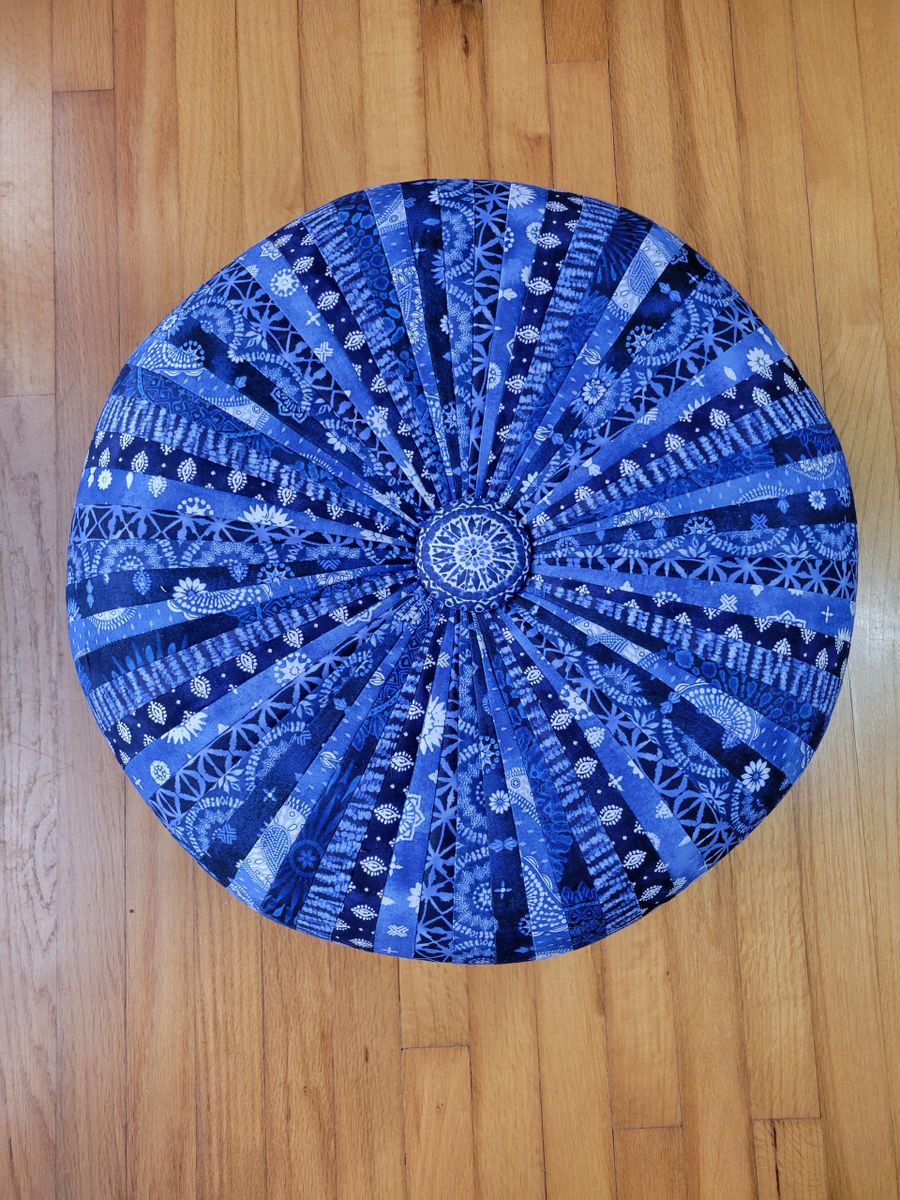 Ready Made Tuffet in Indigo - Made in USA